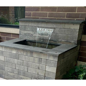 16" Small Retaining Wall Formal Waterfall Kit - PBFFSMK — Majestic ...