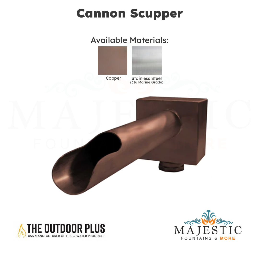 Cannon Scupper by The Outdoor Plus — Majestic Fountains and More