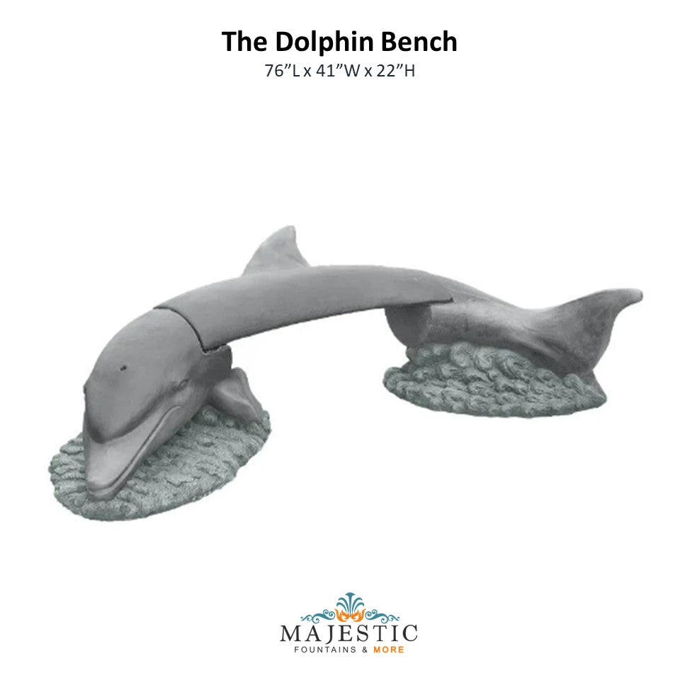 The Dolphin Bench — Majestic Fountains and More