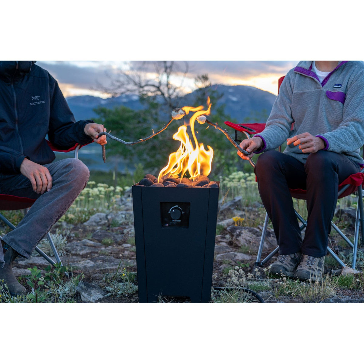 FIRESTORM® Series I Fire Pit in Powder Coated Metal by Warming Trends ...