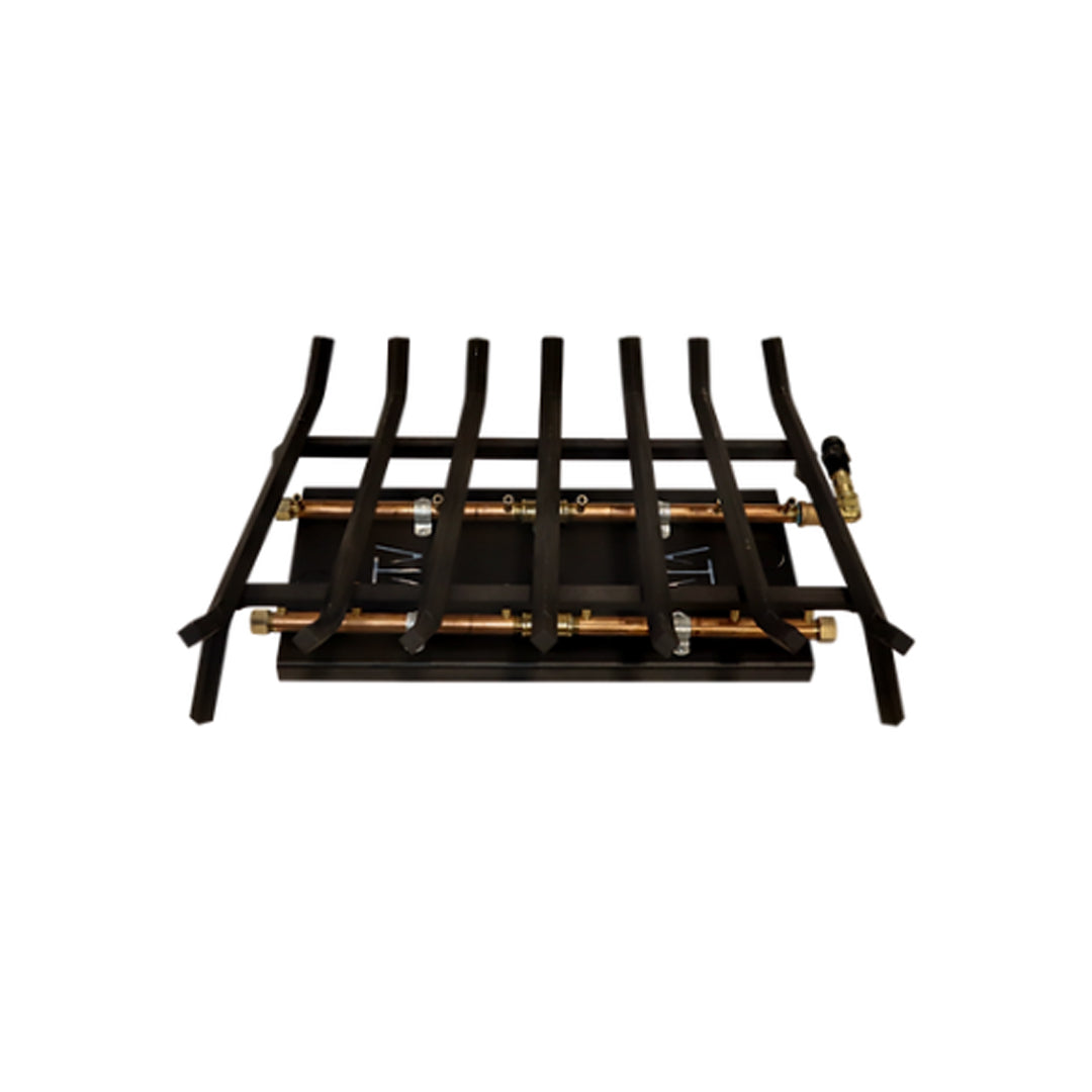 H-Style CROSSFIRE® Brass Burner Outdoor FirePlace Kit for 36" Opening ...