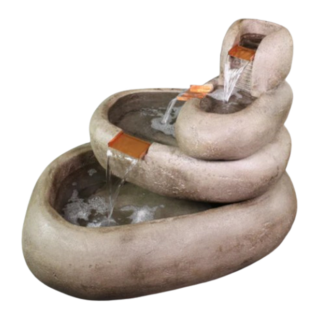 Pebble Falls Cascade Outdoor Fountain - 1759 — Majestic Fountains and More
