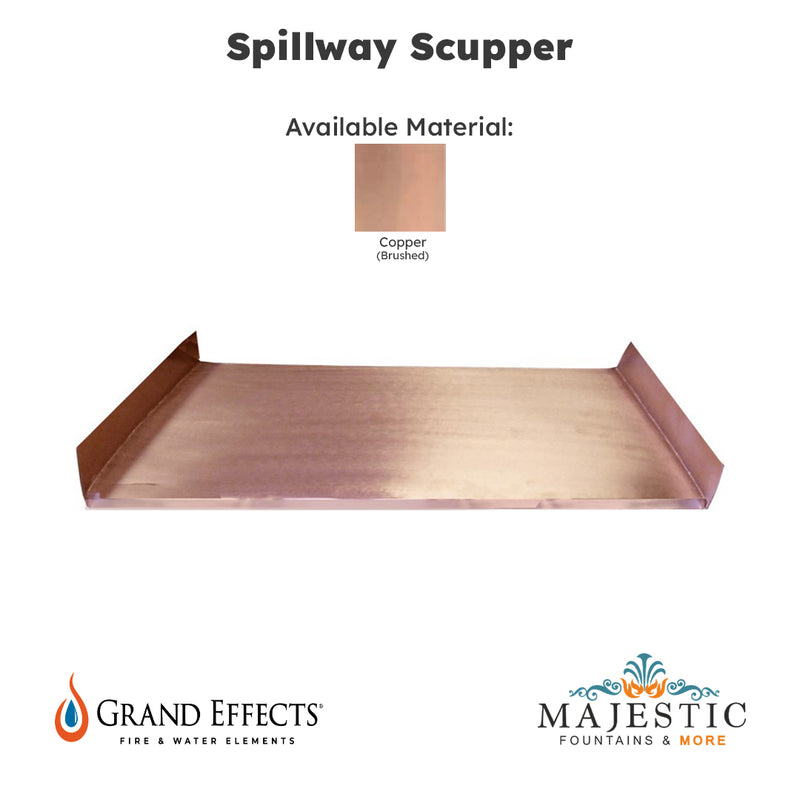 Spillway Scupper by Grand Effects - Majestic Fountains and More