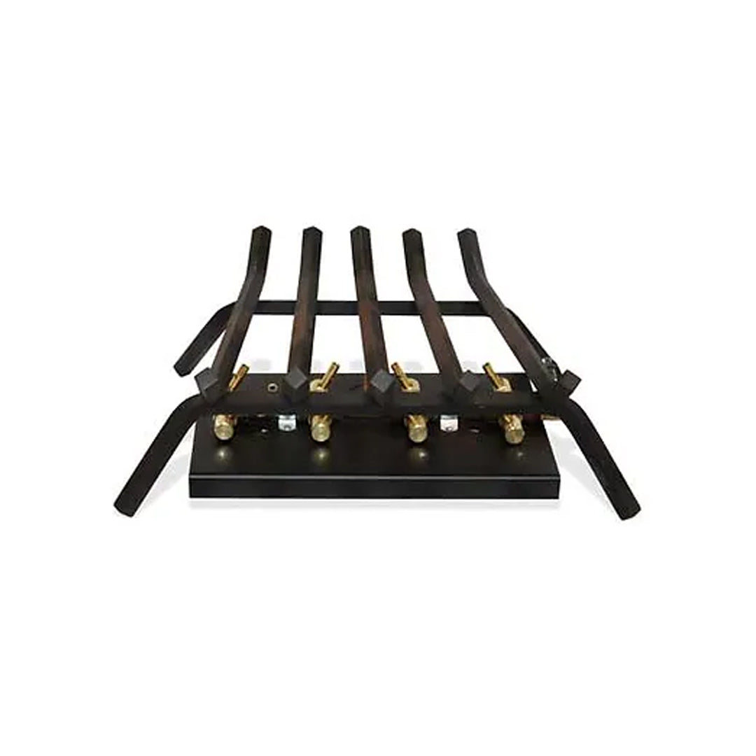 Tree-Style CROSSFIRE® Brass Burner Outdoor FirePlace Kit for 30" Openi ...