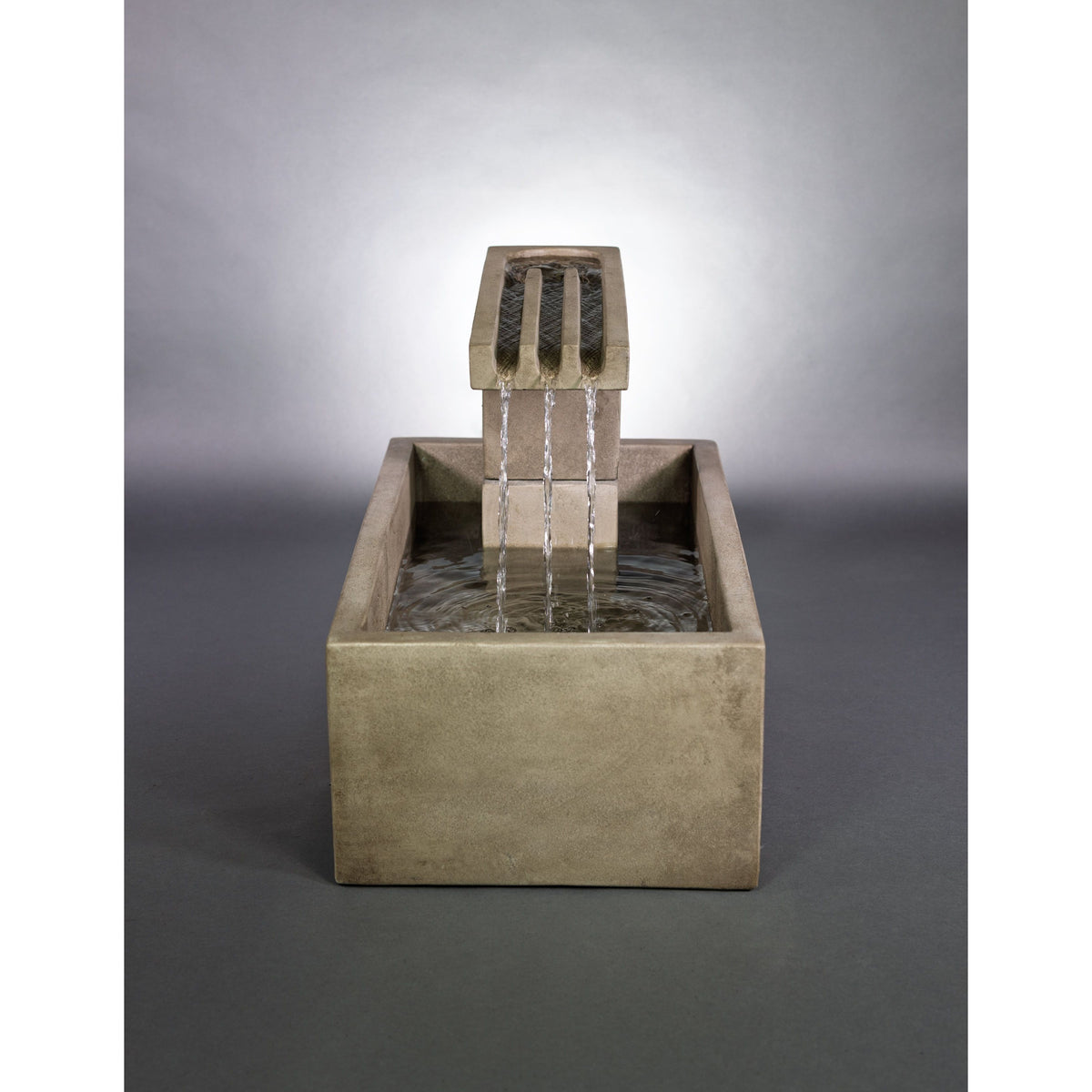 Trellis Terrace Concrete Fountain with Basin - #1831 — Majestic ...