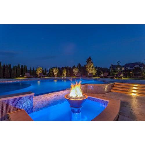 Essex Fire Bowl in Metal by Grand Effects - Majestic Fountains and More